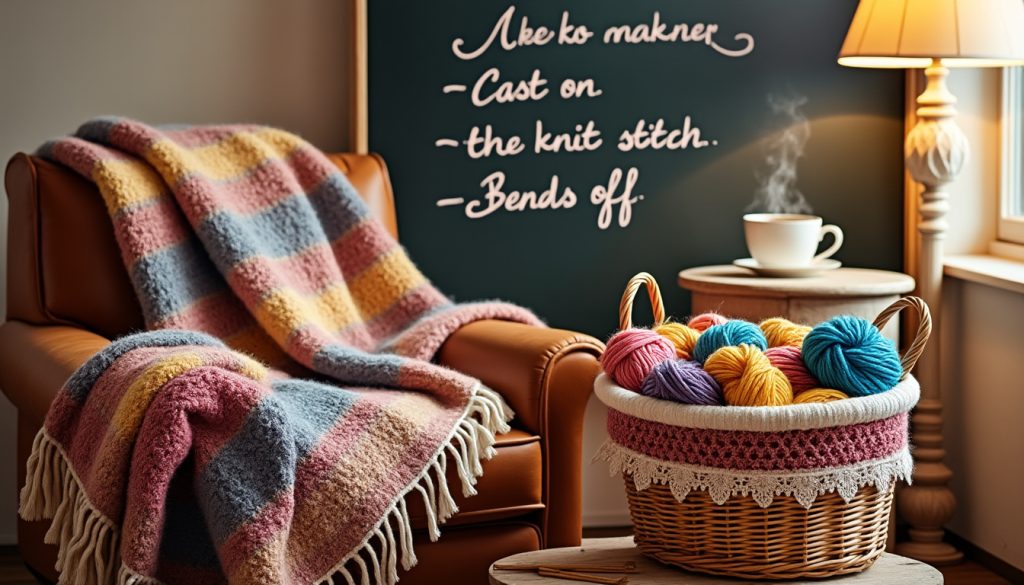 Comment réaliser un plaid au tricot : guide étape par étape - So Cotton