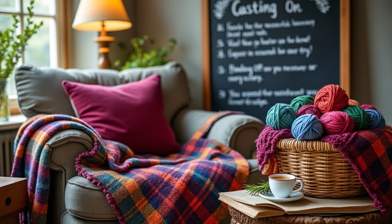 Comment réaliser un plaid au tricot : guide étape par étape - So Cotton